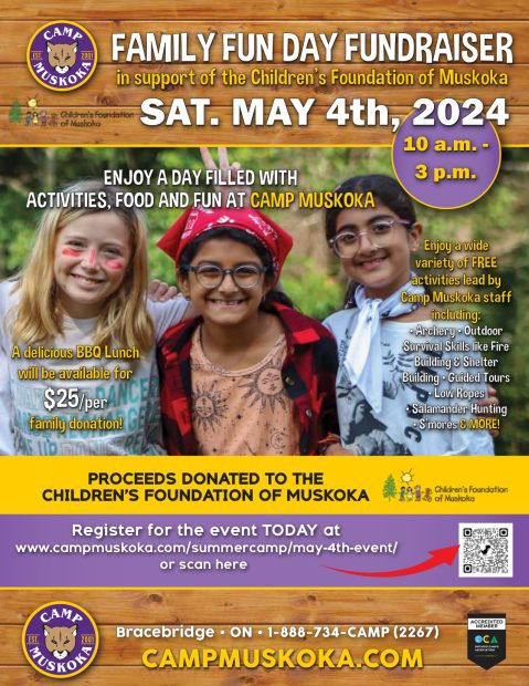 Family FUN Day Fundraiser at Camp Muskoka | Explore Huntsville - Visit ...